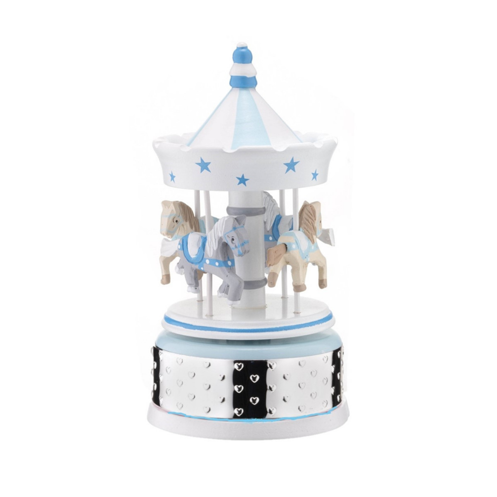 CARROCEL CORACOES 20 CM AZUL ESP